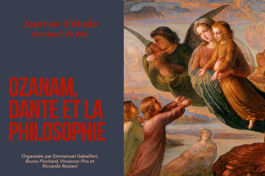Journée d'étude | Ozanam, Dante et la philosophie - Institut de ...